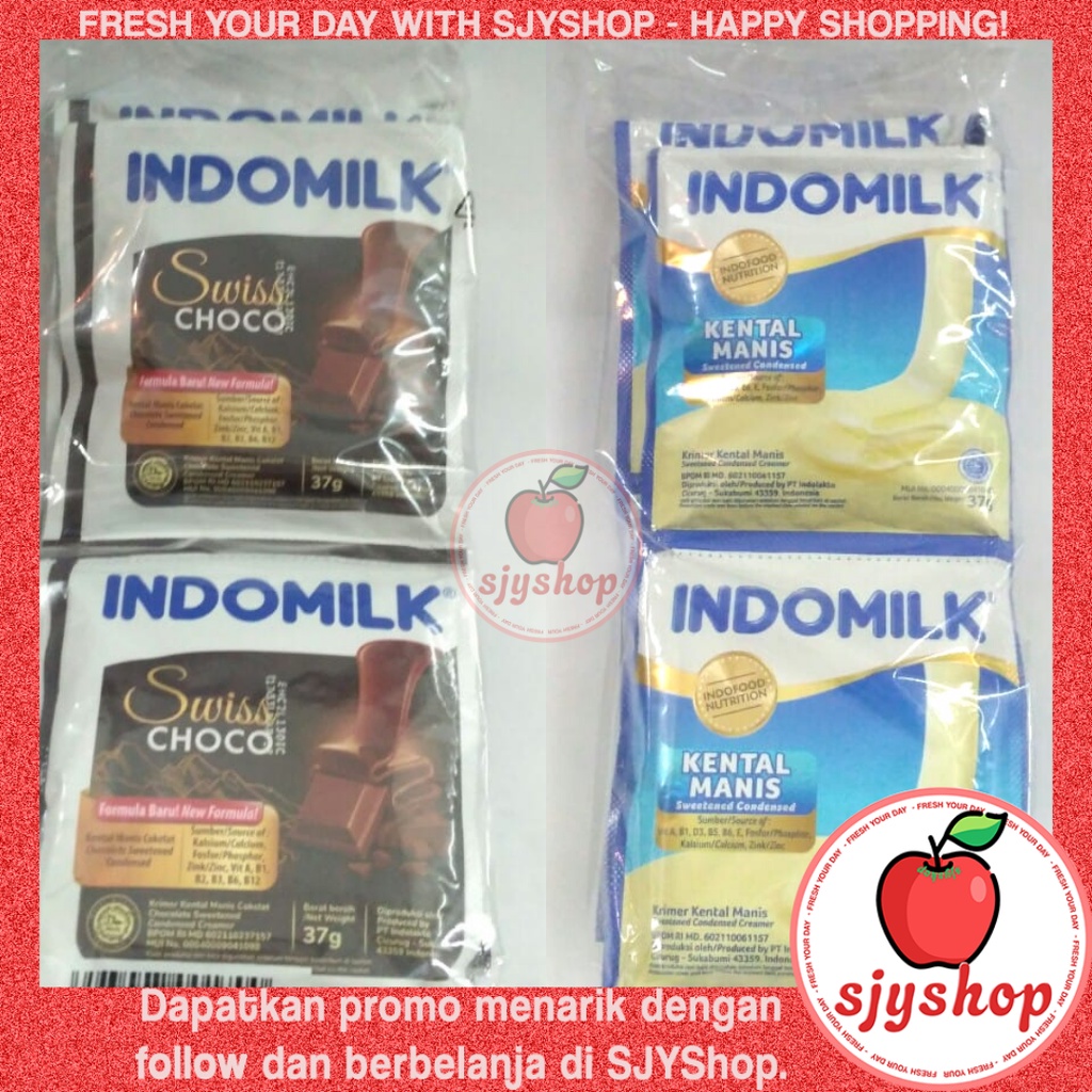 Jual Indomilk Susu Kental Manis / Sachet isi 6 per Pack | Shopee Indonesia