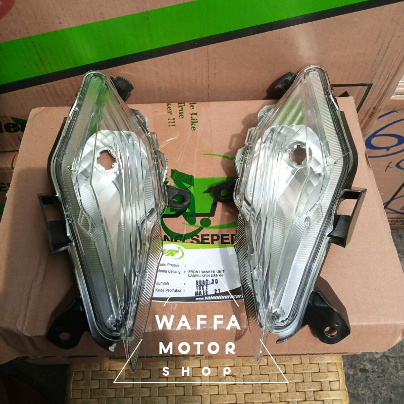 Jual Reflektor lampu sen sein riting depan beat new deluxe beat street ...