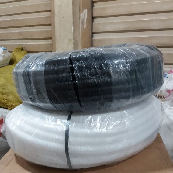 Jual Selang Flexible / Flexibel Kabel Ukuran 20mm Putih/ Hitam ROL ...