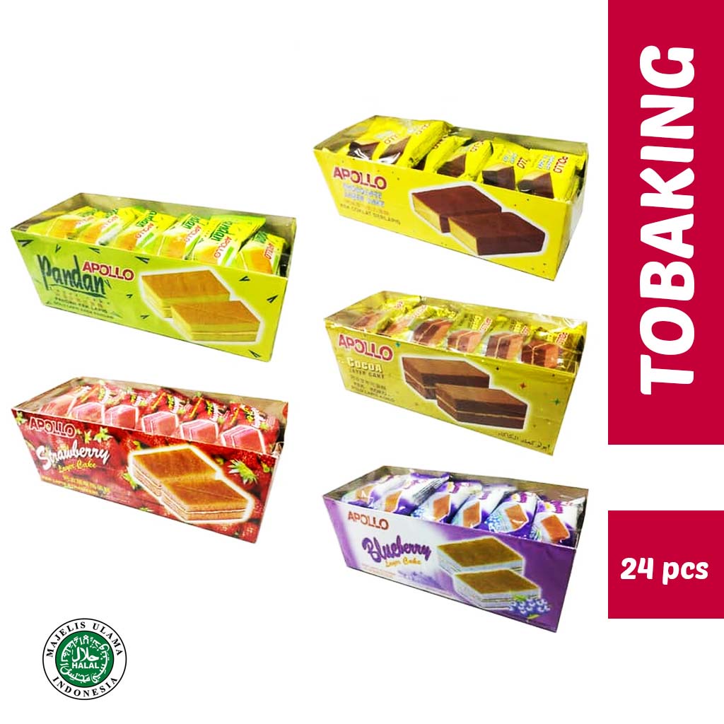 Jual Apollo Layer Cake Bolu Lapis Chocolate Pandan Blueberry Strawberry ...