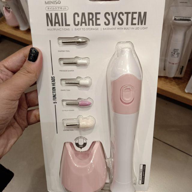 Jual miniso nail care system lady trimer set miniso lady shaver alat ...