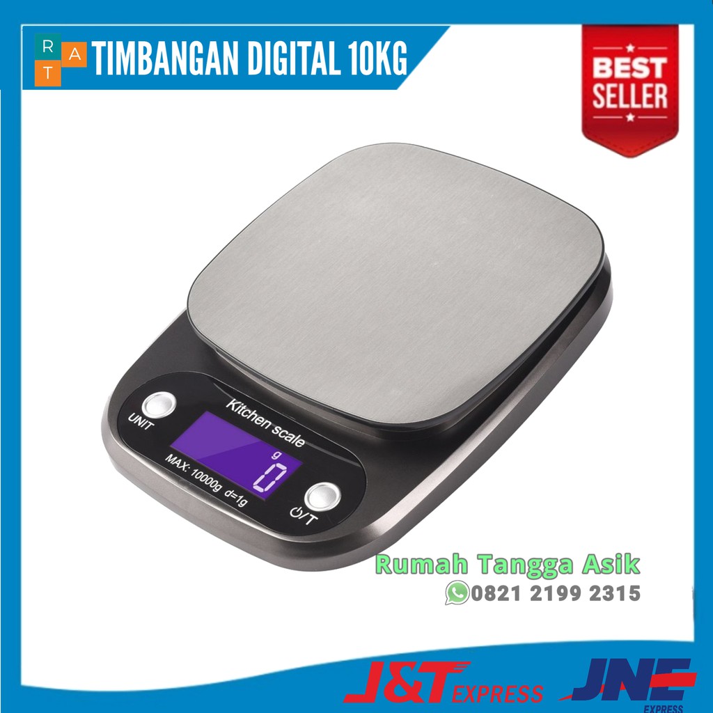 Jual Timbangan Digital Dapur 10kg Commercial Kitchen Scale Premium ...