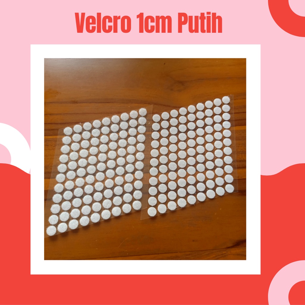 Jual TERMURAH!! 100pasang - 1cm velcro/perekat bulat double side ...