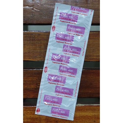 Jual Folic 400 Samco Isi 10 Kaplet / Asam Folat 400 Mcg / Vitamin Ibu ...