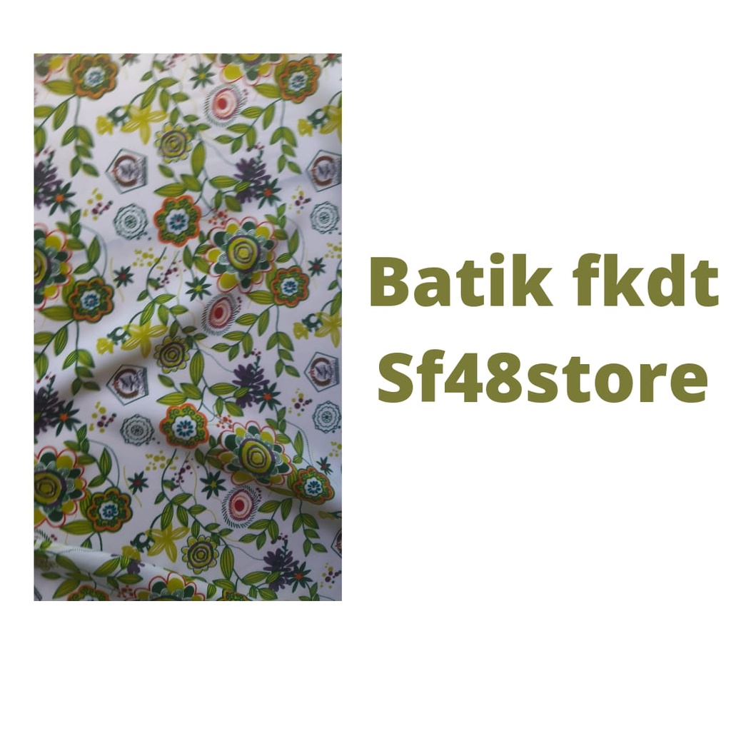 Jual KAIN BATIK FKDT HARGA SATU ROL ISI 60 YARD ATAU 54METER | Shopee ...