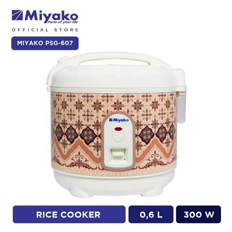 Jual Mejikom Miyako PSG 607 Rice Cooker Mini Miyako PSG-607 Majikom ...