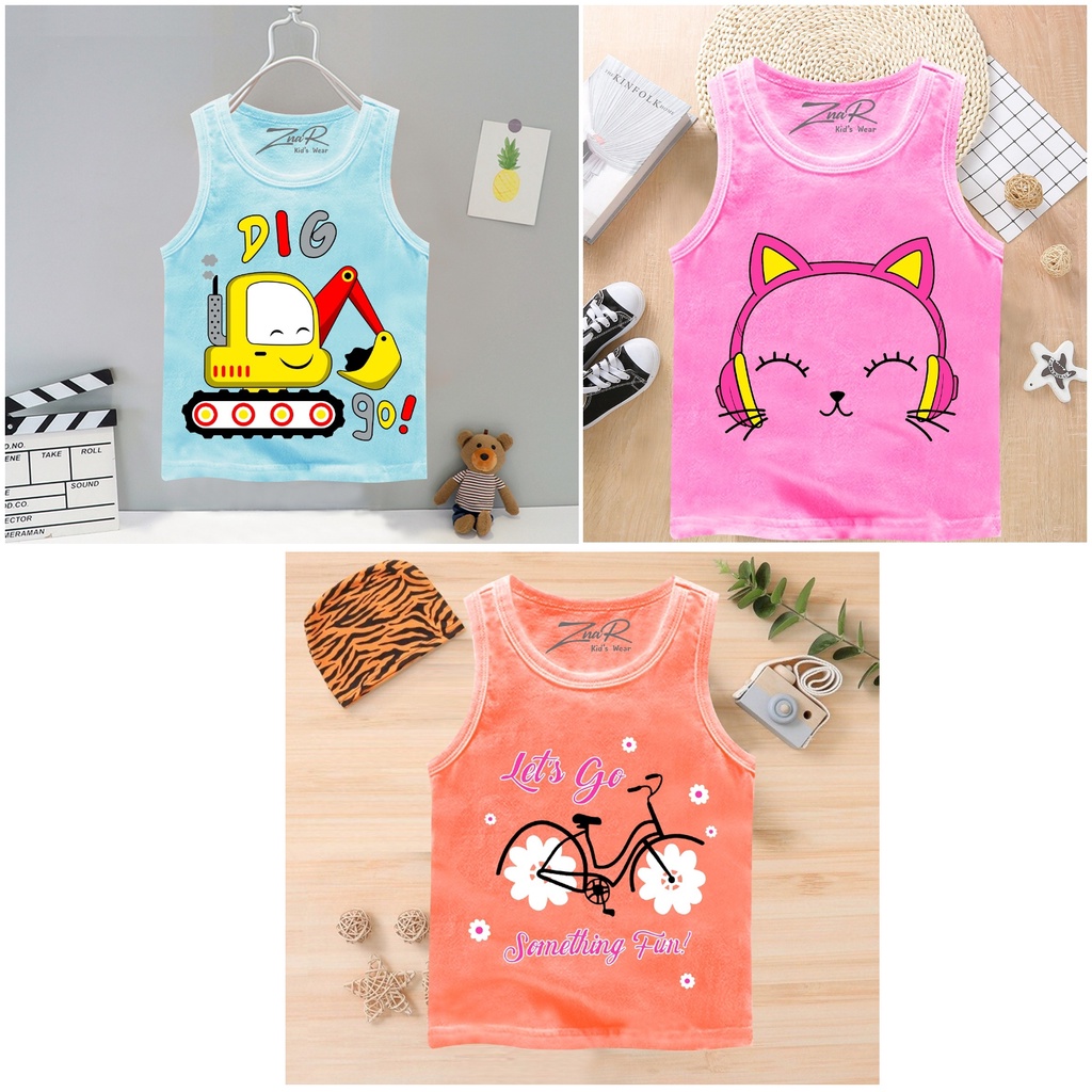 Jual Singlet anak 0-5th / singlet anak perempuan / singlet anak laki ...
