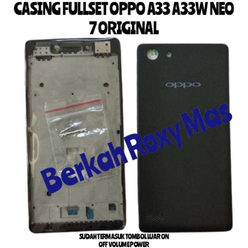 Jual CASING KESING FULLSET BEZZEL BAZEL PLUS FRAME BACKDOOR OPPO A33 ...