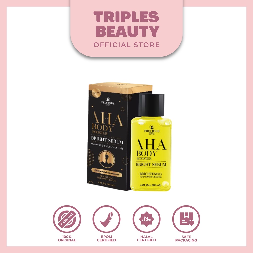 Jual PRECIOUS SKIN - AHA Brightening & Whitening Booster Body Serum ...