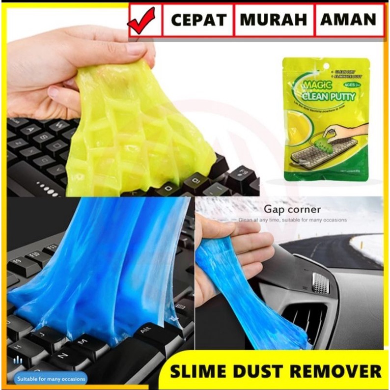 Jual SLIME GEL PEMBERSIH DEBU SLIME JELLY CLEANER DEBU KEYBOARD ...