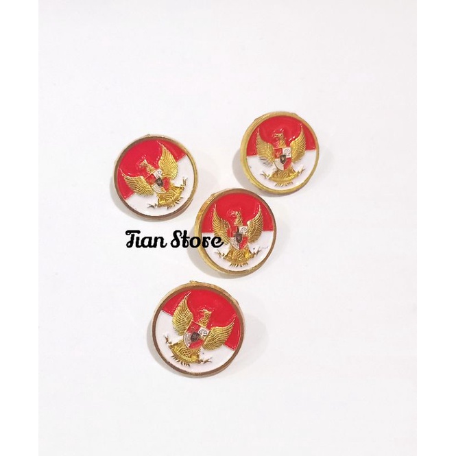 Jual pin kerah garuda merah putih paku | Shopee Indonesia