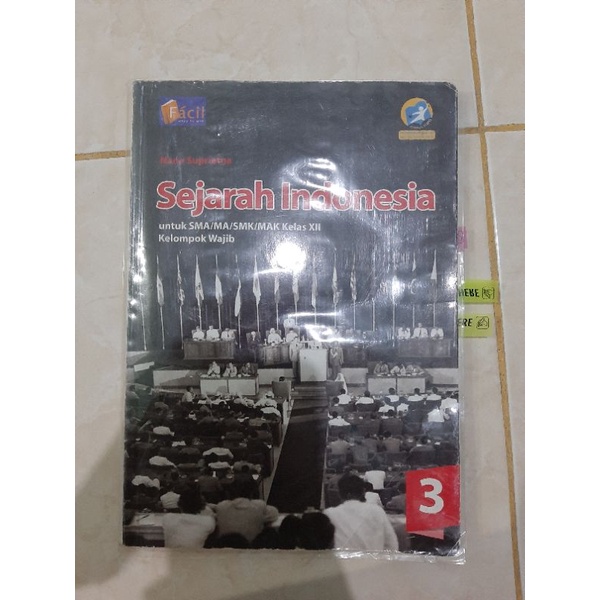 Jual Sejarah Indonesia Facil Nana Supriatna kelas 3 sma xii | Shopee Indonesia