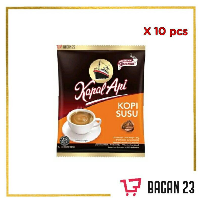 Jual Kopi Kapal Api (10pcs x 25gr) (Kopi susu, Special Mix, Grande Java ...