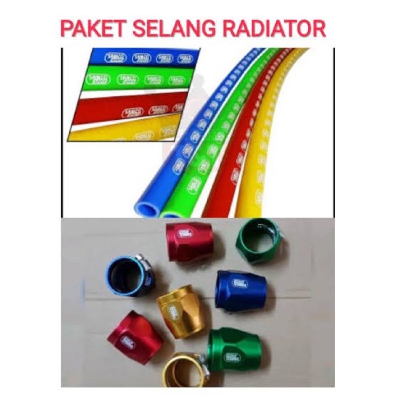 Jual SELANG SAMCO RADIATOR PLUS BREKET KLEMAN SAMCO 1 SET 2PCS | Shopee ...