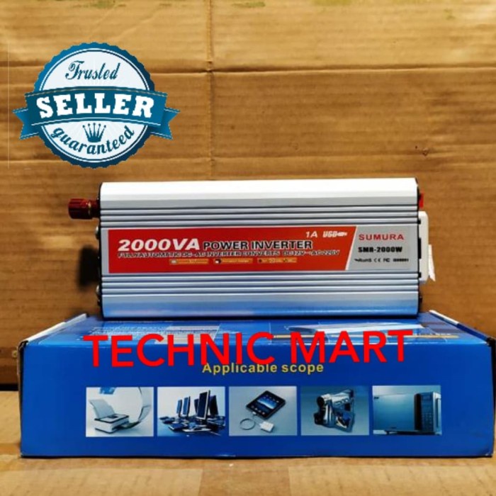Jual Power Inverter 2000W SUMURA DC AC Converter Listrik 2000 Watt Aki ...