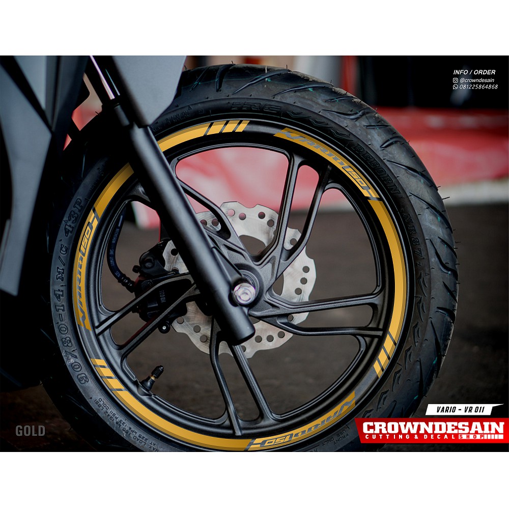 Jual Decalmotor stiker velg sticker velk vario 150 sticker velg sticker ...