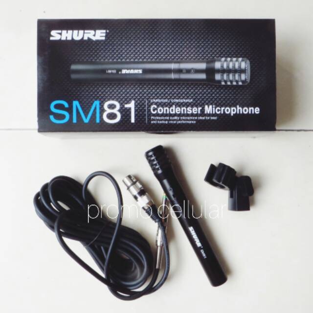 Jual Microphone Condenser Shure SM 81 Mic Mik Mikrofon Condensor ...