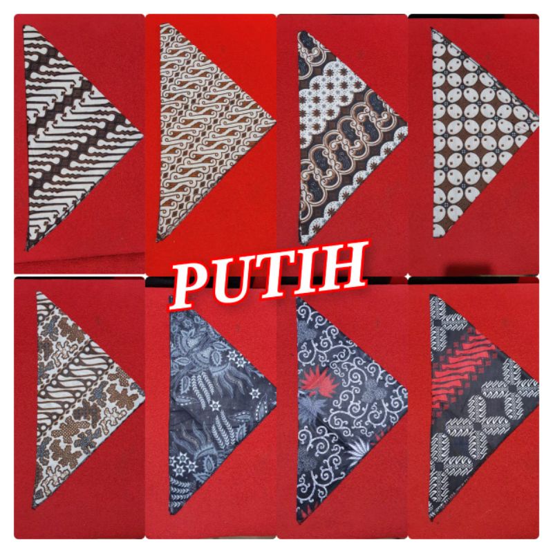 Jual syal slayer iket segi tiga tradisional batik anak dewasa ubah ...