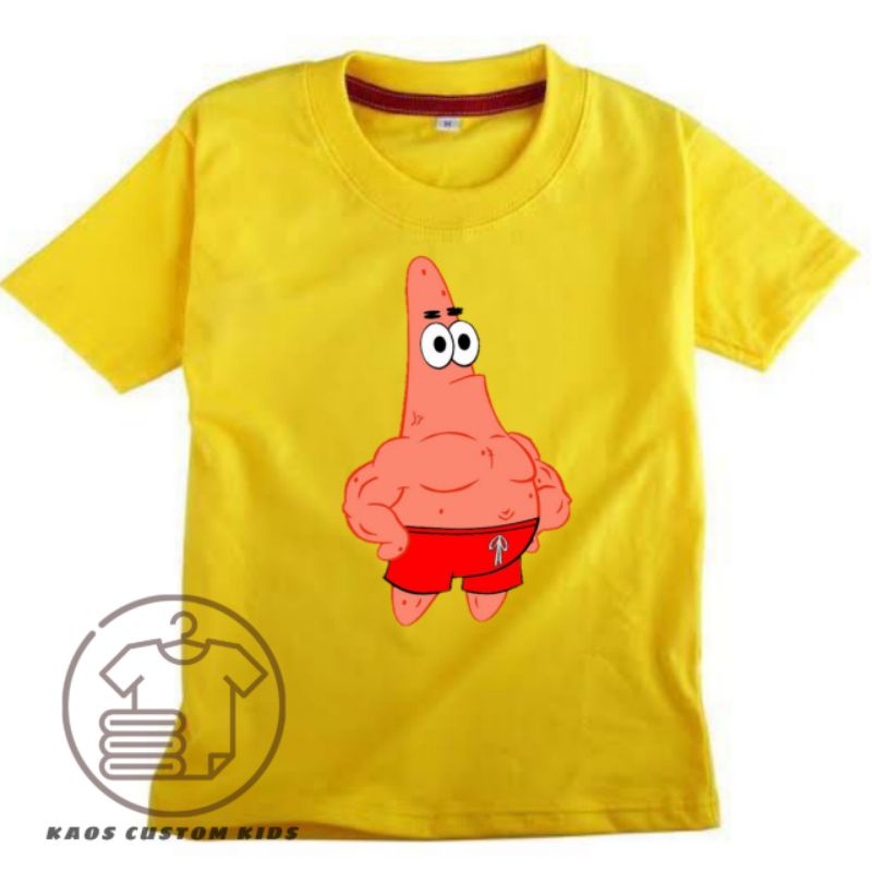 Jual kaos patrick star baju kaos anak petrik | Shopee Indonesia