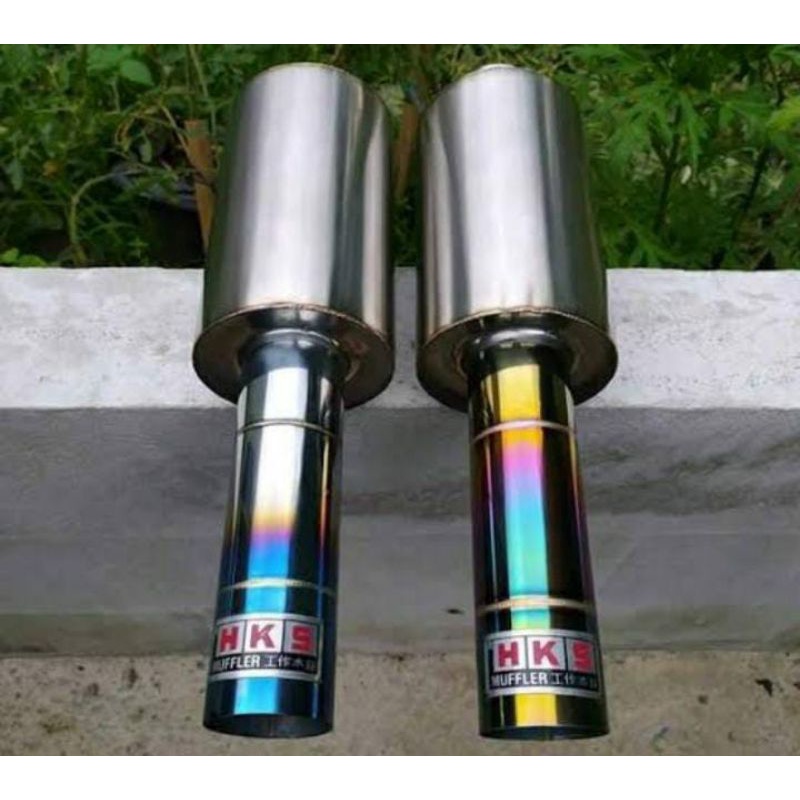 Jual Knalpot Mobil Racing HKS Plong type suara full bass kering cocok ...