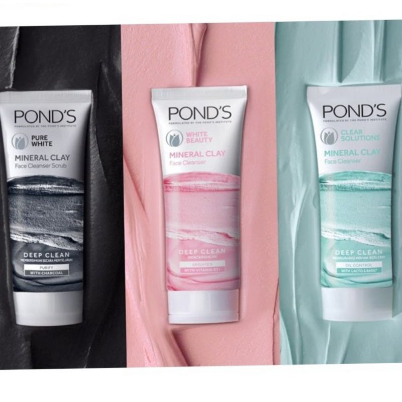 Jual PONDS MINERAL CLAY FOAM | Shopee Indonesia