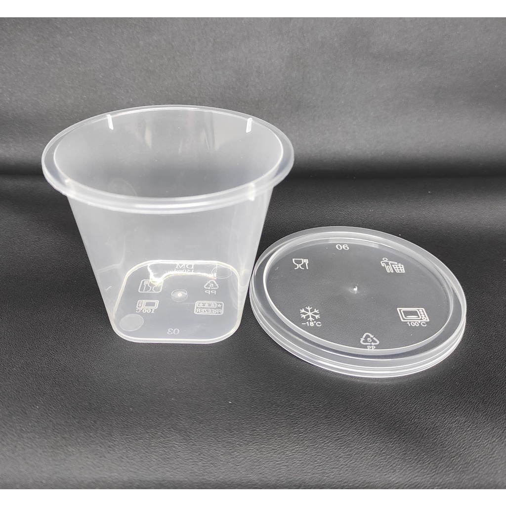 Jual Thinwall DM Food container / Cup Puding 150 ml R isi 25 | Shopee ...