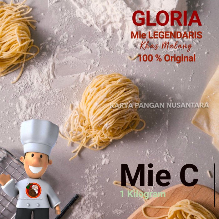 Jual MIE MENTAH MIE PANGSIT GLORIA MALANG MI PANGSIT MIE MENTAH C 1KG ...