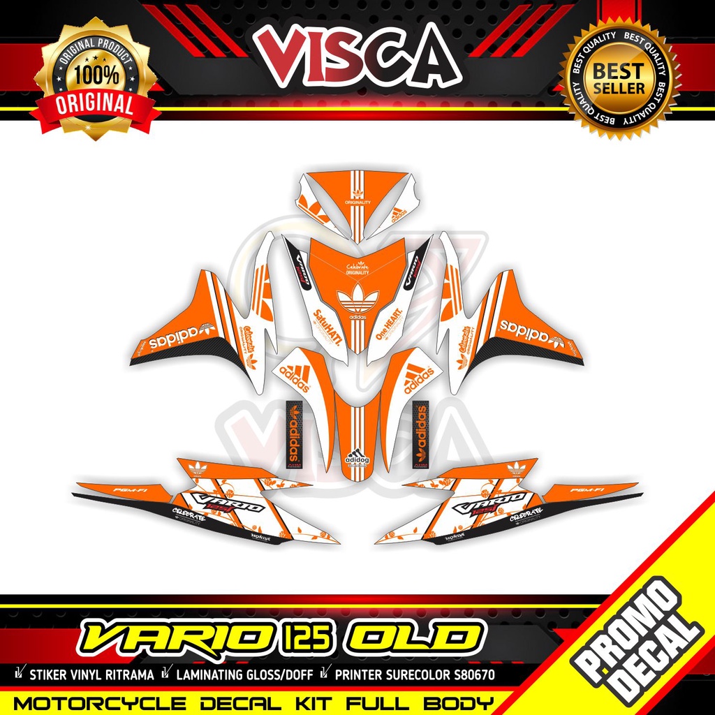 Jual Decal Vario 125 Old Full Body Stiker Vario 125 Old Keren Full Body ...