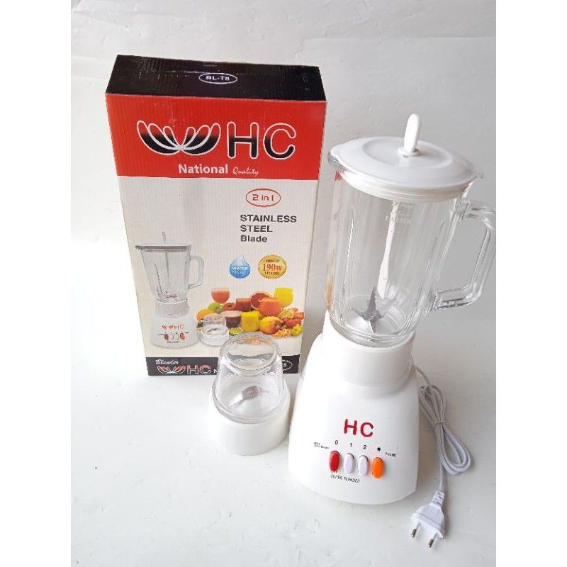 Jual Blender Kaca 2 in1 HC blender kaca dengan 6 mata pisau lebih tajam ...
