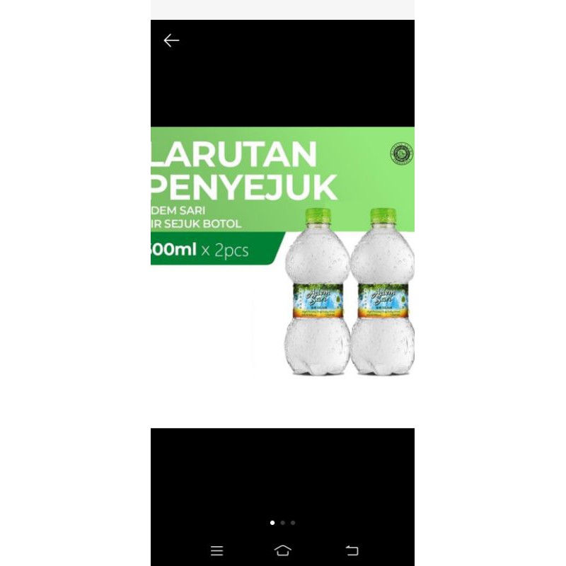 Jual ADEM SARI AIR SEJUK 600 ML(2X) | Shopee Indonesia