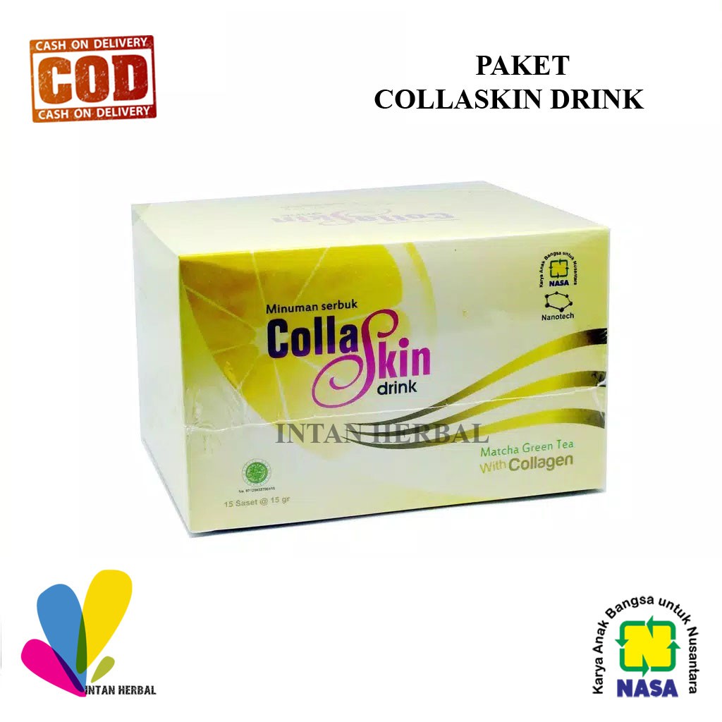 Jual COLLASKIN DRINK MATCHA GREEN TEA WITH COLLAGEN NASA | Shopee Indonesia