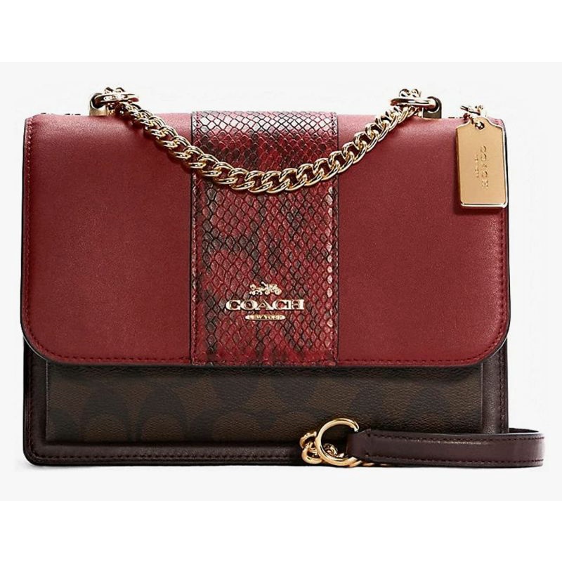 Klare Crossbody In Blocked Signature Canvas