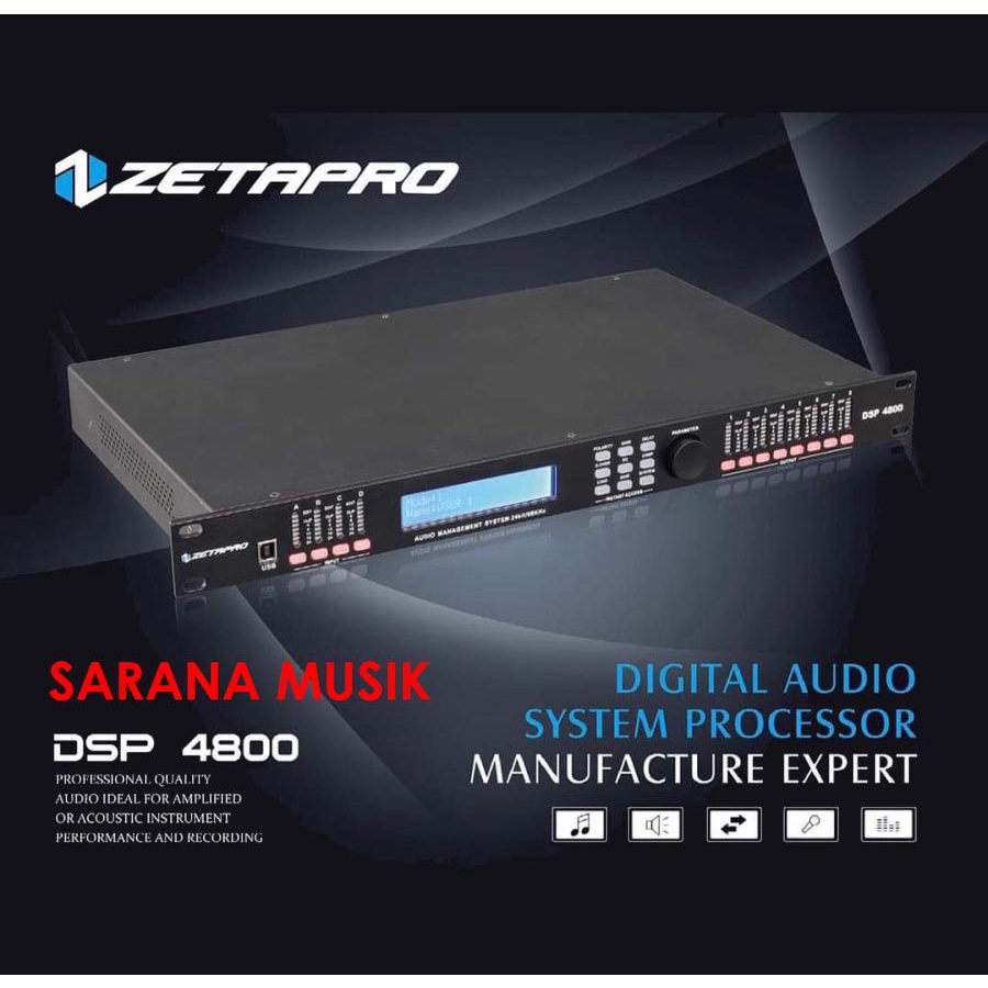 Jual Speaker Management ZETAPRO DSP 4800 DSP 4800 DSP Original | Shopee Indonesia
