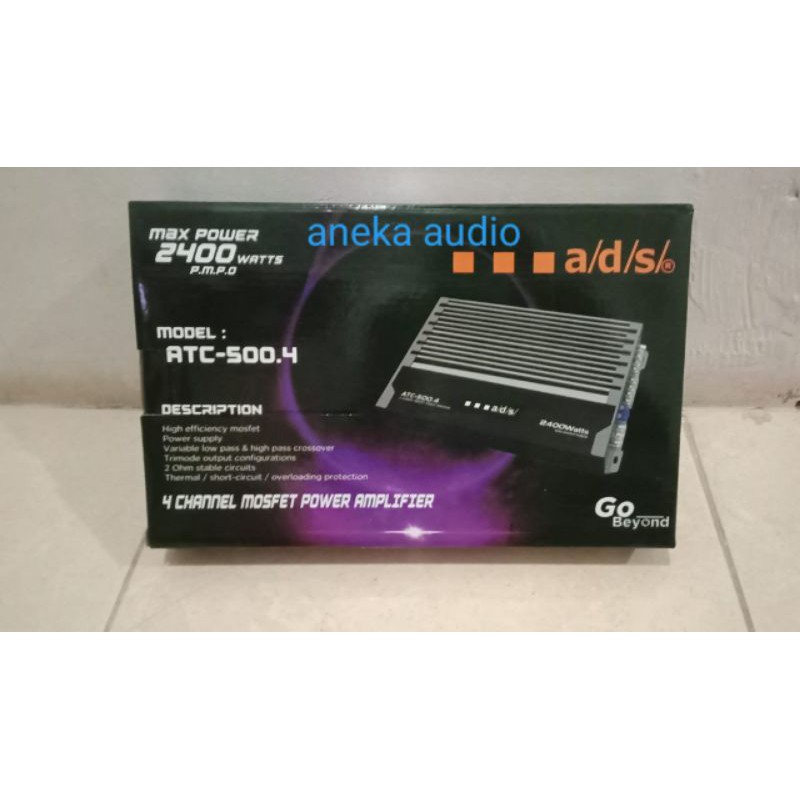 Jual power amplifier mosfet ADS 4 CHANNEL ATC-500.4 BERKUALITAS | Shopee Indonesia