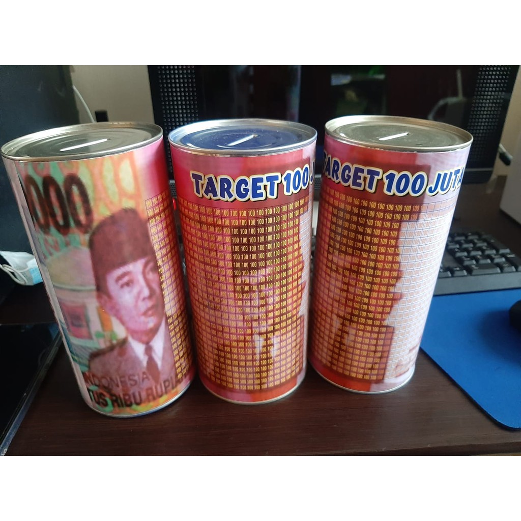 Jual Celengan target 100jt Celengan Ka bah 100 juta VIRAL BUKA TUTUP ...