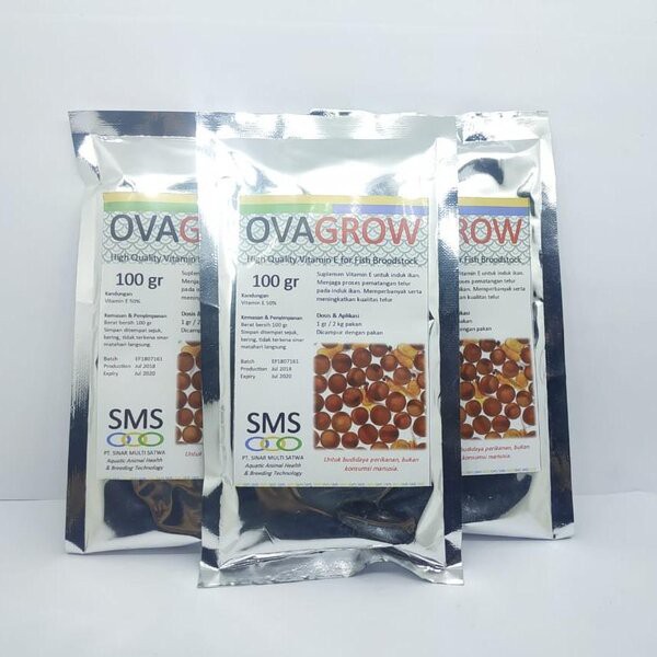 Jual OvaGrow Ova Grow Vitamin E Induk Indukan Ikan Egg Booster Obat ...