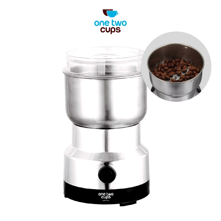 Jual One Two Cups Alat Penggiling Kopi Electric Coffee Grinder 200W NM ...