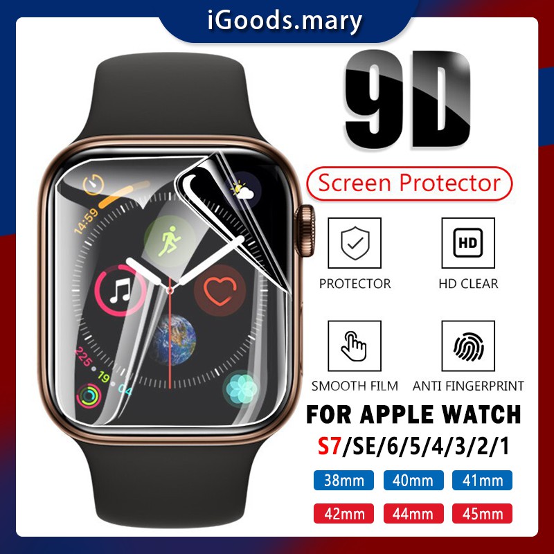 Jual APPLE WATCH Hydrogel Film Transparent Soft Screen Protector iWatch ...