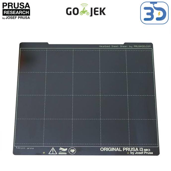 Jual Original Prusa i3 MK3 Double Smooth PEI Magnetic Bed | Shopee ...