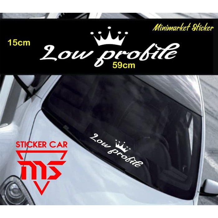 Jual sticker jdm low profile whindsield honda toyota suzuki daihatsu ...