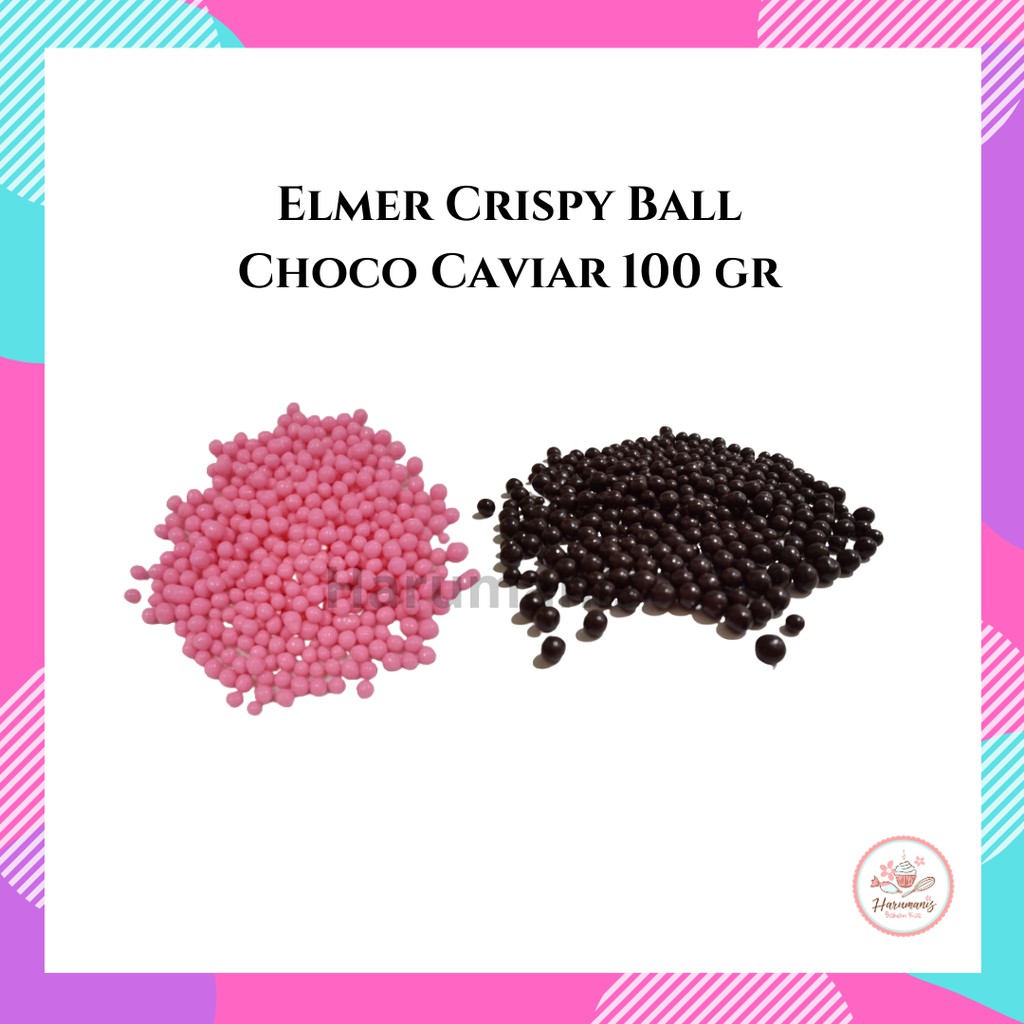 Jual Elmer Crispy Ball Chocolate Choco Caviar 100gr | Shopee Indonesia