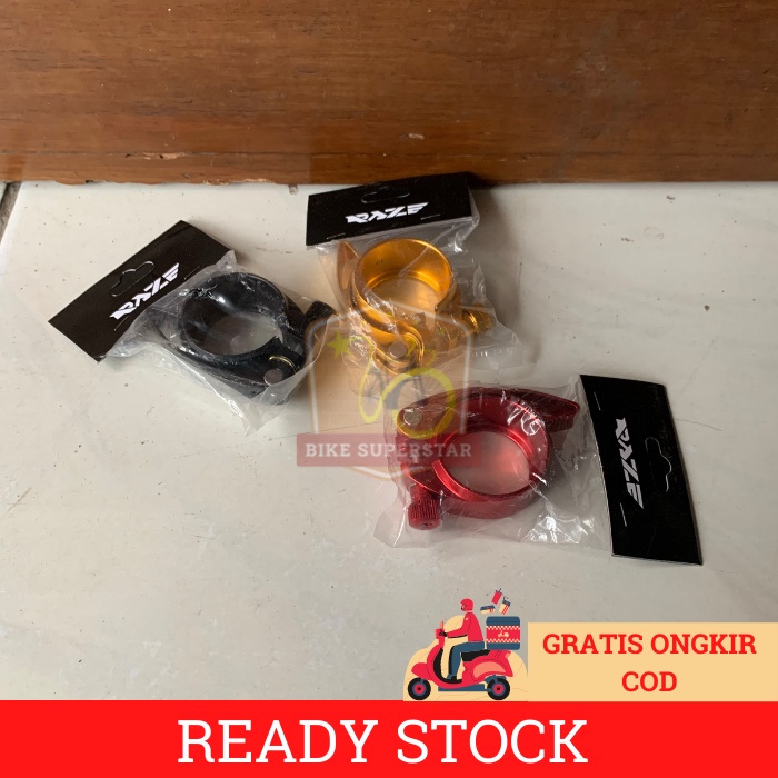 Jual Clamp Jepitan Tiang Seatpost Raze 40.8mm untuk 33.9mm Sepeda Lipat ...