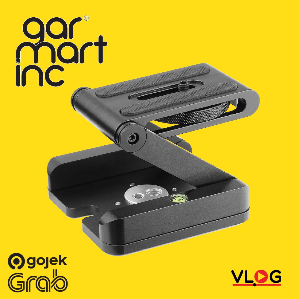 Jual Z Folding PTZ Flex Tilt Tripod Head Shape Bracket Lipat Quick ...