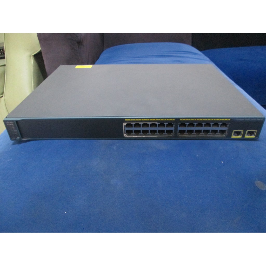 Jual Switch Hub Cisco 2960 Series 24 Port Dengan 8 Poe Port | Shopee ...