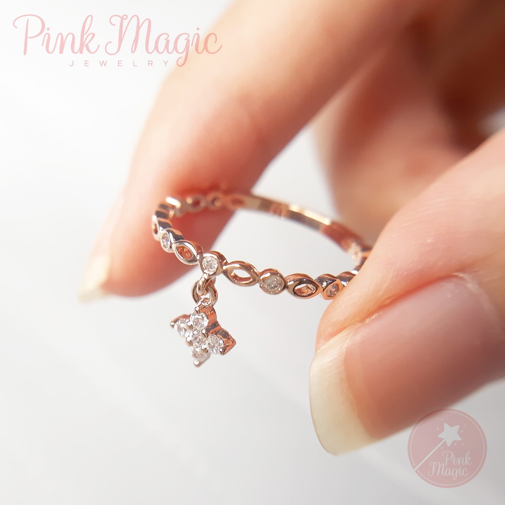 Jual CLEARANCE SALE !! Cincin liontin korea PINKMAGIC Elegant korean ...
