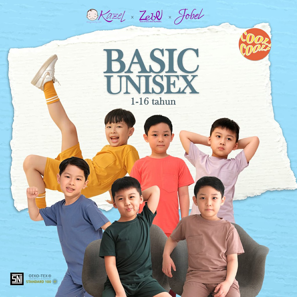 Jual 1-16 Tahun Celana Pendek Anak Jobel x Zebe Basic Short Unisex Shorts Part 2 CBKS | Shopee ...