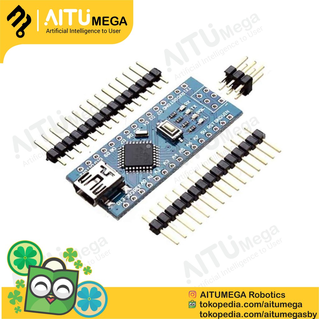 Jual Arduino Nano R3 Clone CH340 - AITUMEGA - ROBOT LINE FOLLOWER ...