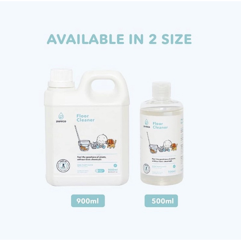 Jual Pureco Floor Cleaner / Pembersih Lantai 900ml | Shopee Indonesia