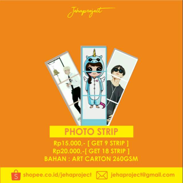 Jual PHOTO STRIP CUSTOM | Shopee Indonesia