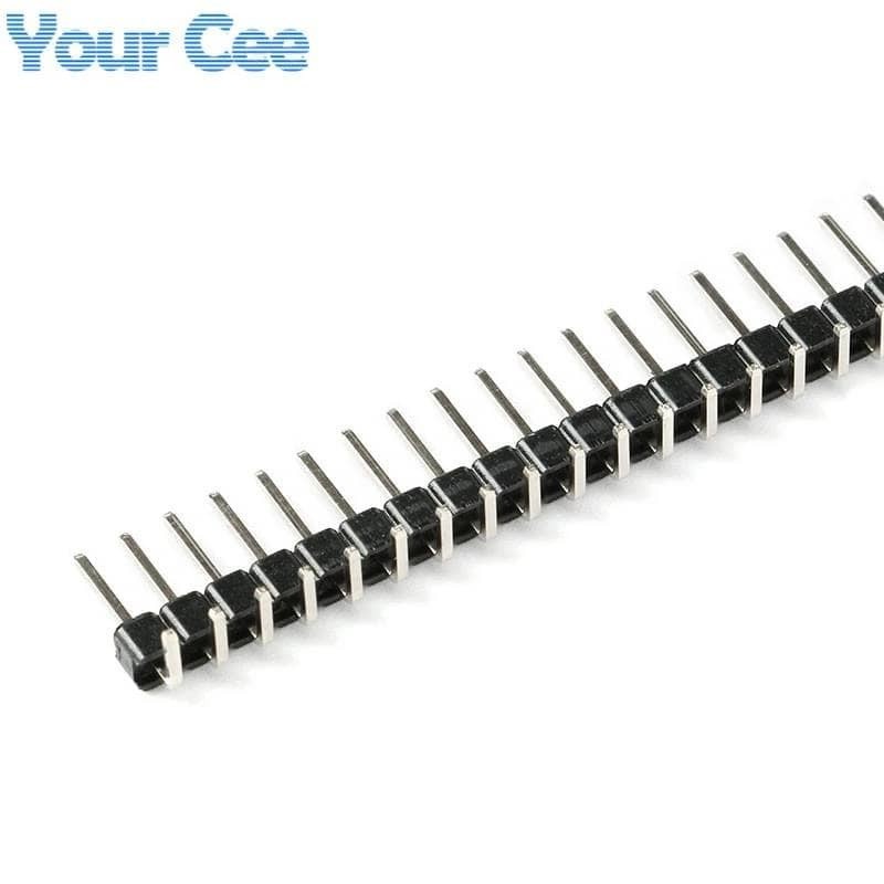 Jual L Shape Single Row Male Header 1x40 pin L tulang ikan bengkok ...